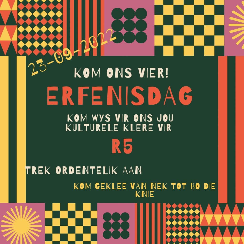 Heritage day / Erfenisdag 2022 – quickParent